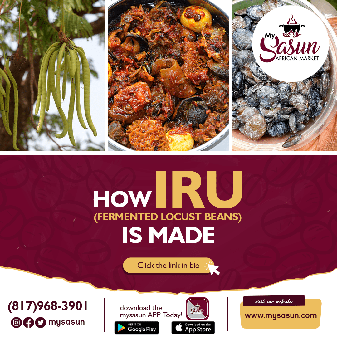 HOW IRU (FERMENTED LOCUST BEANS) IS MADE – My Sasun