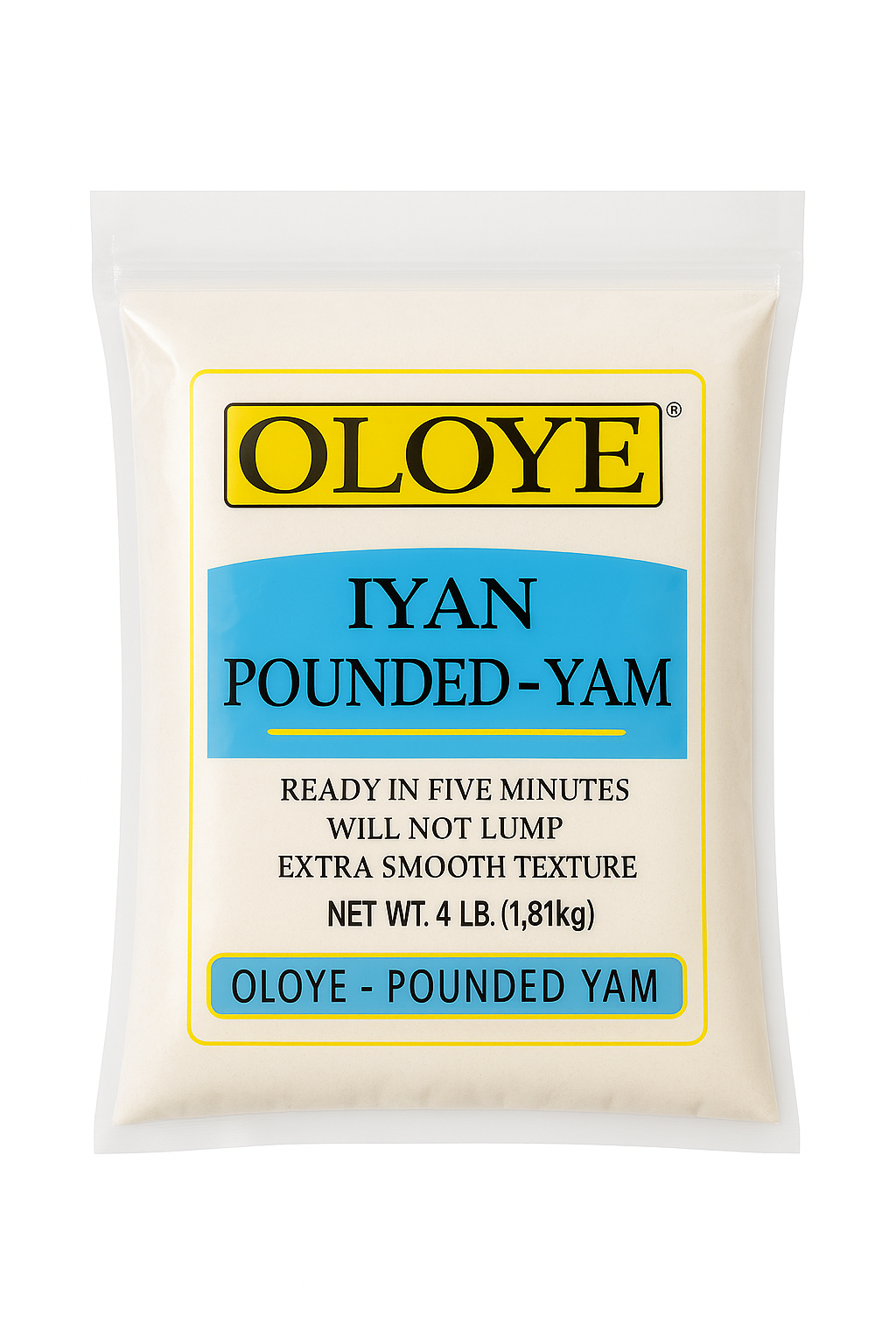Oloye Pounded Yam | 4lbs – My Sasun